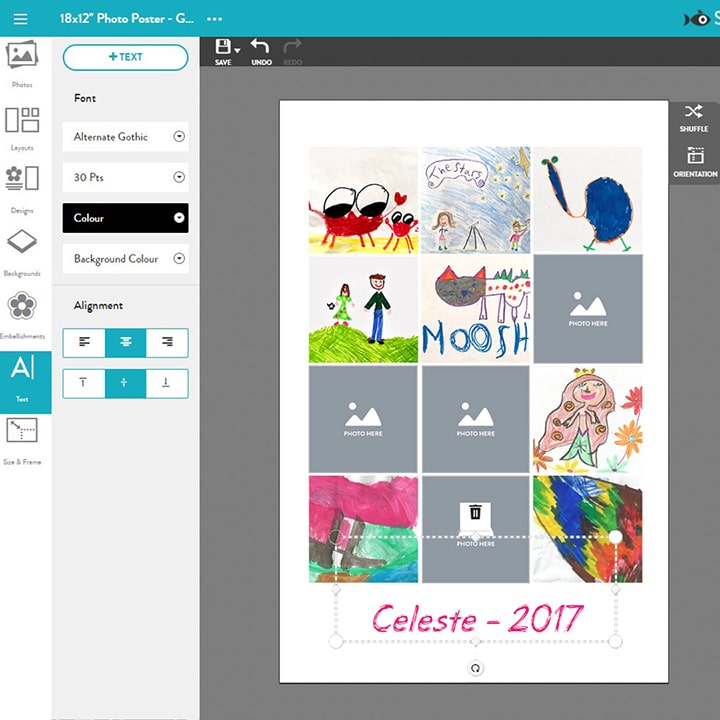 Get Creative! Transform Kids Art into a Personalized Poster Print ...