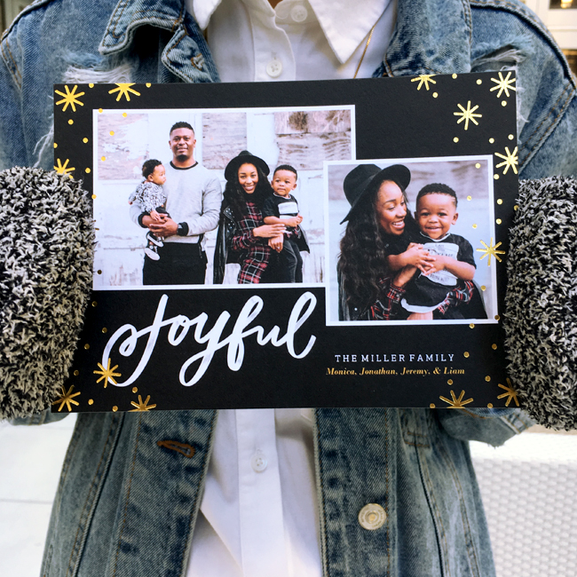 New embossed metallic foil card designs Christmas Holidays| Snapfish US