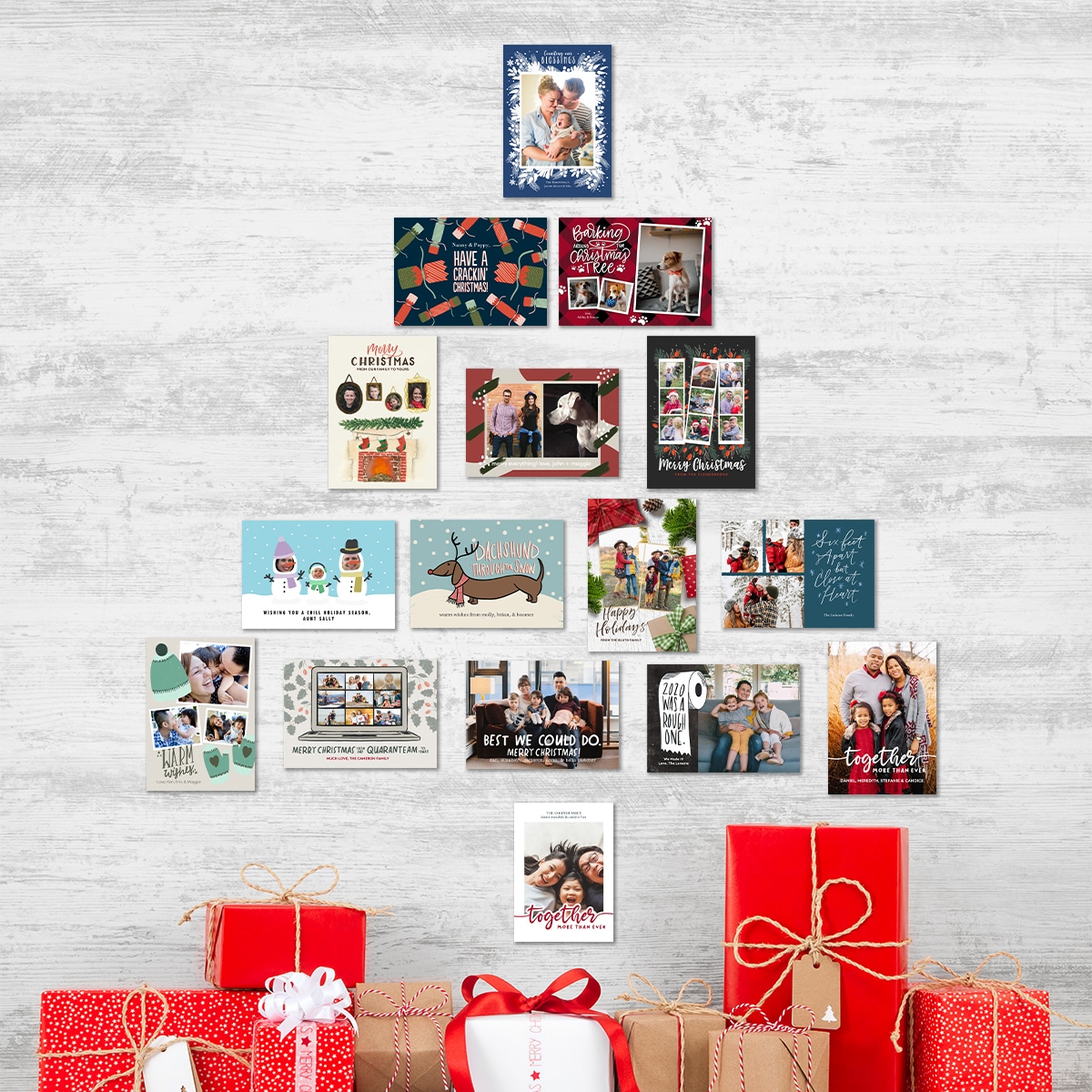 Show off sweet season’s greetings with these creative card displays ...