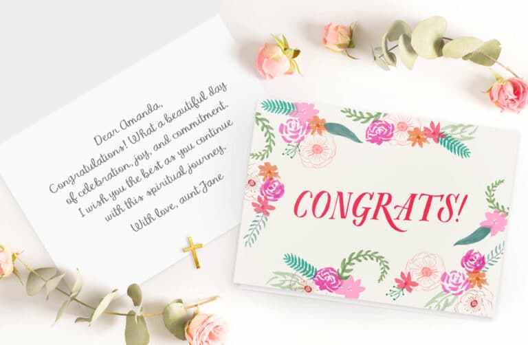 Confirmation Card Sentiment + Message Ideas | Snapfish US