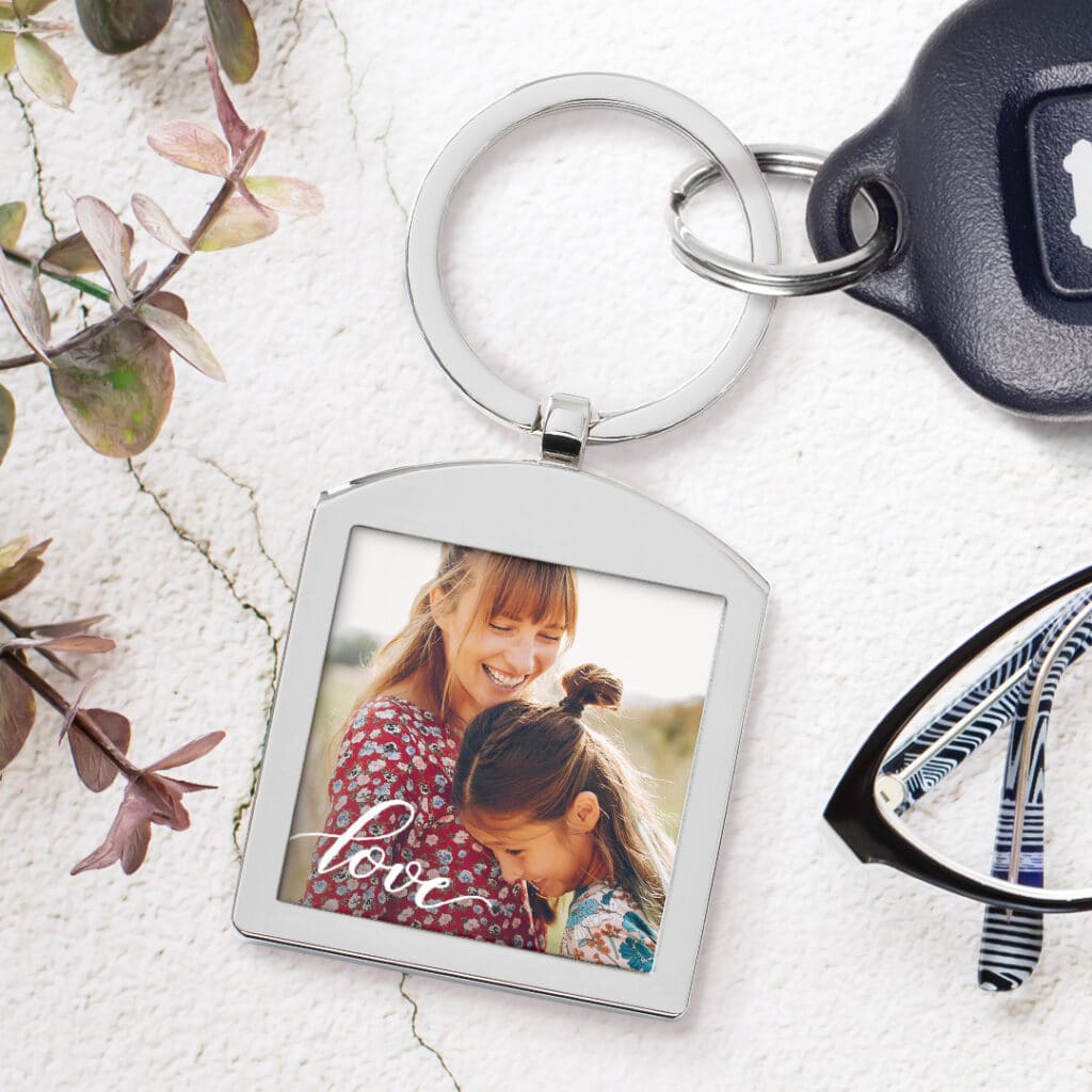 Personalize a Beautiful Metal Keychain For You or Loved Ones | Snapfish US