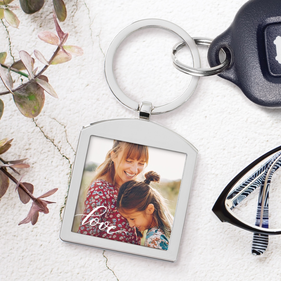 Personalize a Beautiful Metal Keychain For You or Loved Ones | Snapfish US